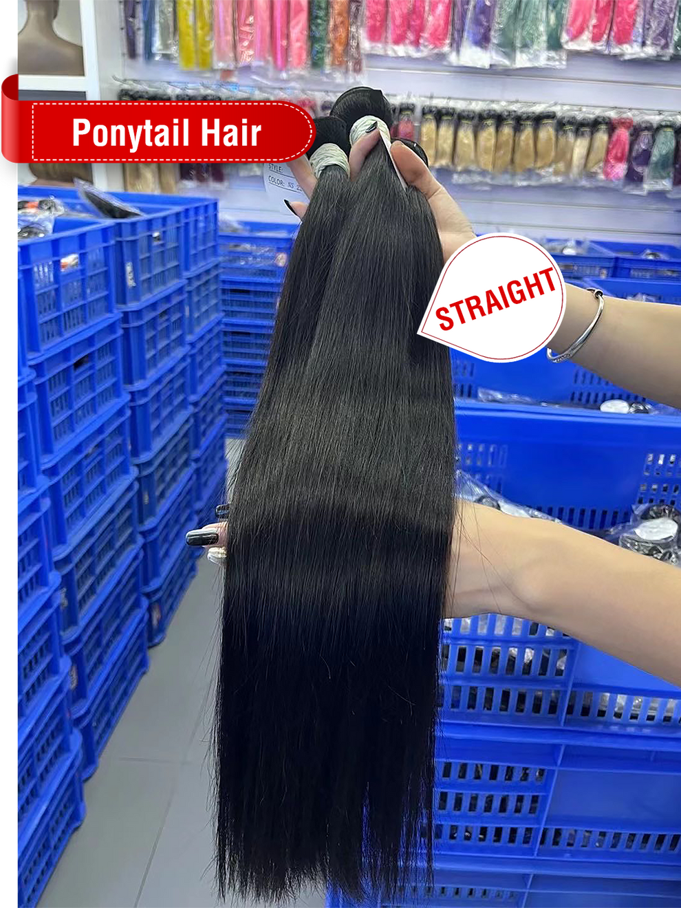 Ponytail Hair Natural Color Bundle – iGoddessHair